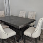 One Allium Way® Hillside Extendable Trestle Dining Set & Reviews | Wayfair